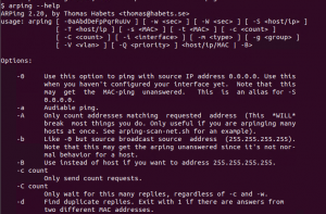 Linux arping Command Tutorial – LinuxTect