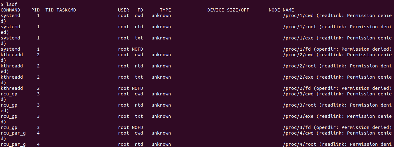 Linux Lsof Command Tutorial With Examples Linuxtect