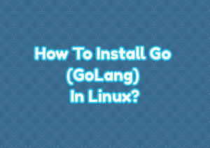 How To Install Go (GoLang) In Linux? – LinuxTect