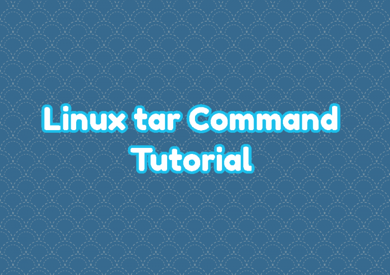Linux Tar Command Tutorial With Examples Linuxtect 