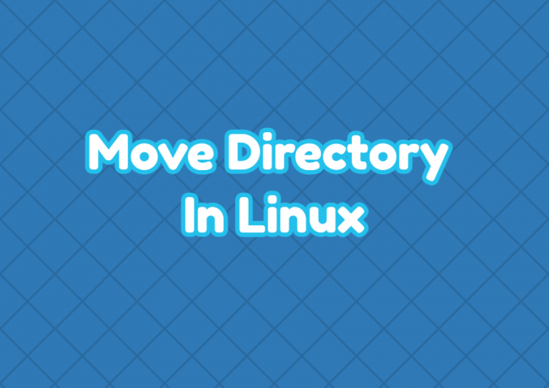 Move Directory In Linux LinuxTect